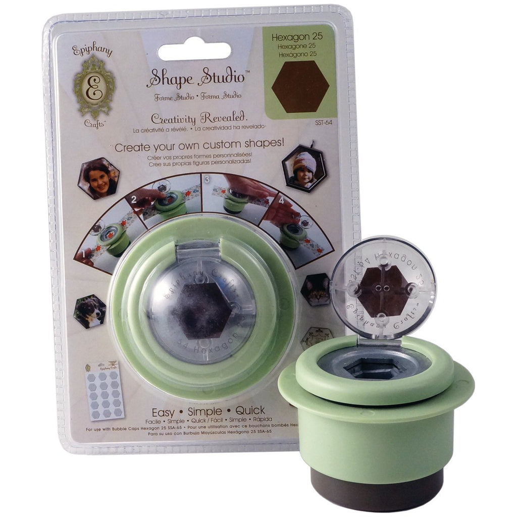 Epiphany Crafts Shape Studio Tool Hexagon-Freedomdaysales.com