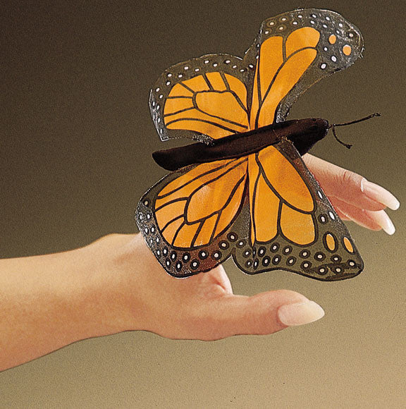 Folkmanis Mini Monarch Butterfly Finger Puppet/Freedom Day Sales